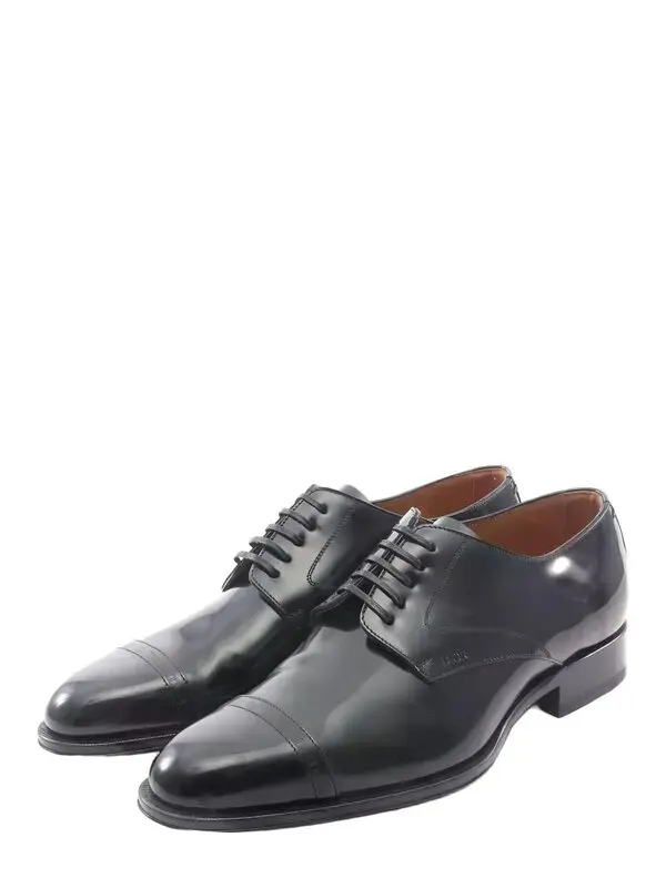 Dior Embossed-logo Leather Loafers - Black