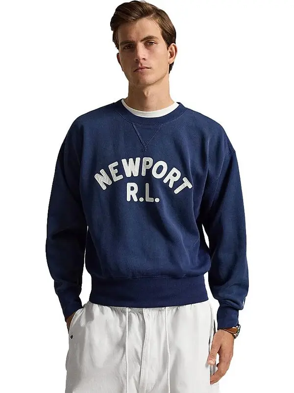 Polo Ralph Lauren Fit Fleece Graphic Sweatshirt - Navy