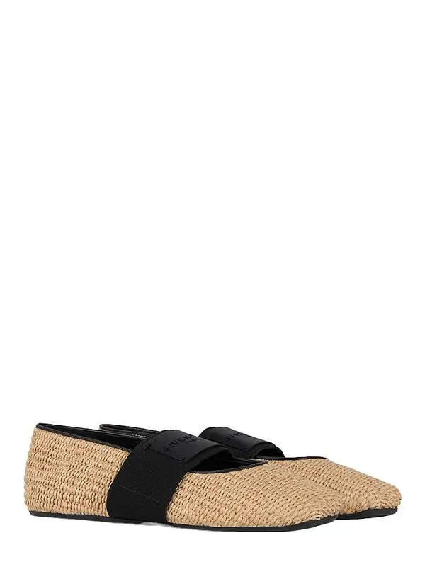 Givenchy Tonal Ballet Flats - Natural