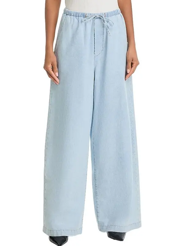 FRAME The Offshore Wide Leg Pants - Seashade
