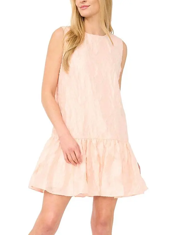 Ted Baker London Lola Mini Dress With Ruffled Hem - Cloud Pink