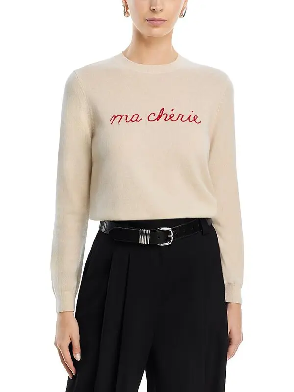 Jumper 1234 Ma Cherie Cashmere Crewneck Sweater - Jasmine