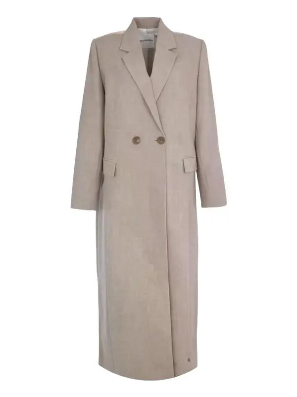 Bouguessa Alison Double-breasted Blazer - Neutrals