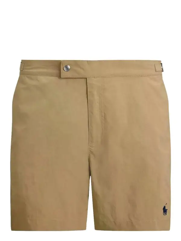 Polo Ralph Lauren Monaco Adjustable Swim Trunks - Neutrals