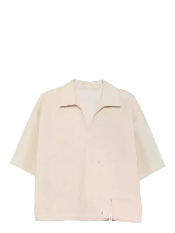 Issey Miyake Fasten Up Top - Neutrals