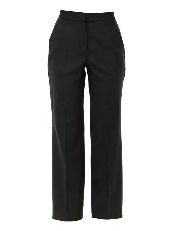 MAISON BOGOMIL Straight Leg Trousers - Black