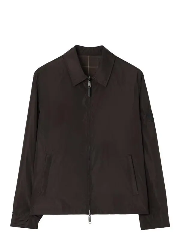 Burberry Reversible Harrington Jacket - Peat Brown