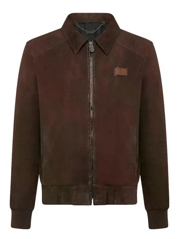 BILLIONAIRE Zip-up Jacket - Brown