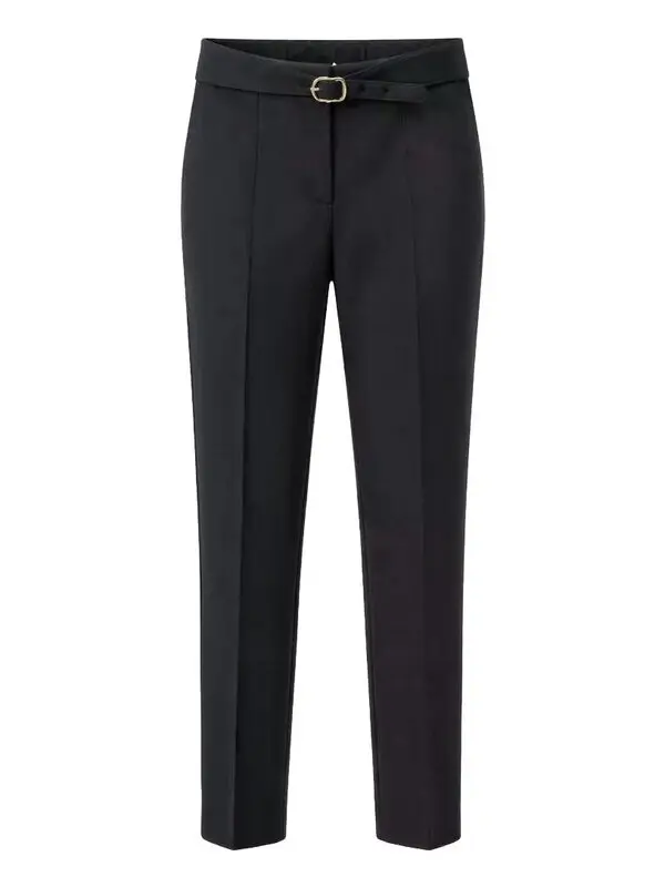 Dorothee Schumacher Pressed Crease Tailored Trousers - Blue