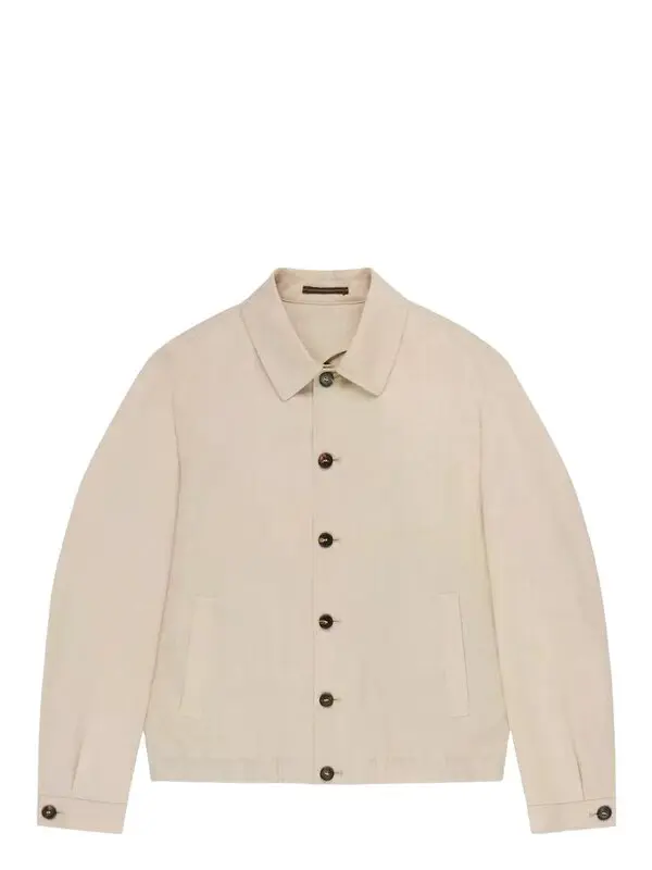 SLOWEAR Summertime Tailored Blouson Jacket - Neutrals