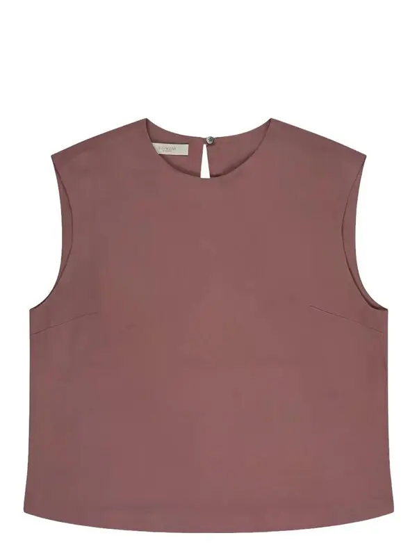 GLANSHIRT Crew-neck Blouse - Pink