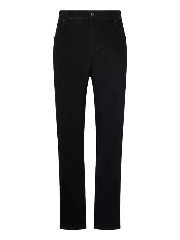 DIESEL® Straight-cut Elasticated Jeans - Black