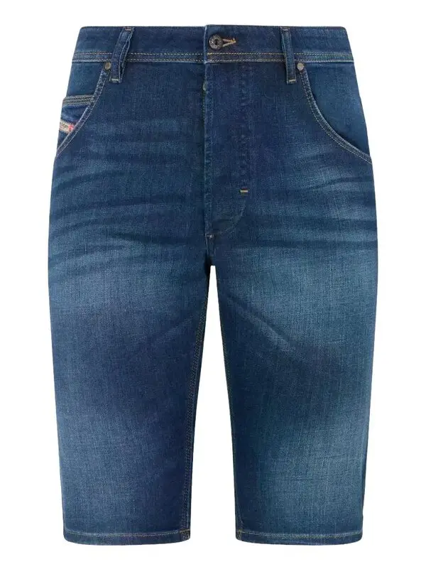 DIESEL® Faded Denim Shorts - Blue