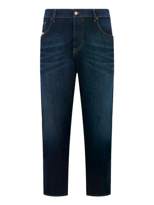 DIESEL® Logo Patch Jeans - Blue