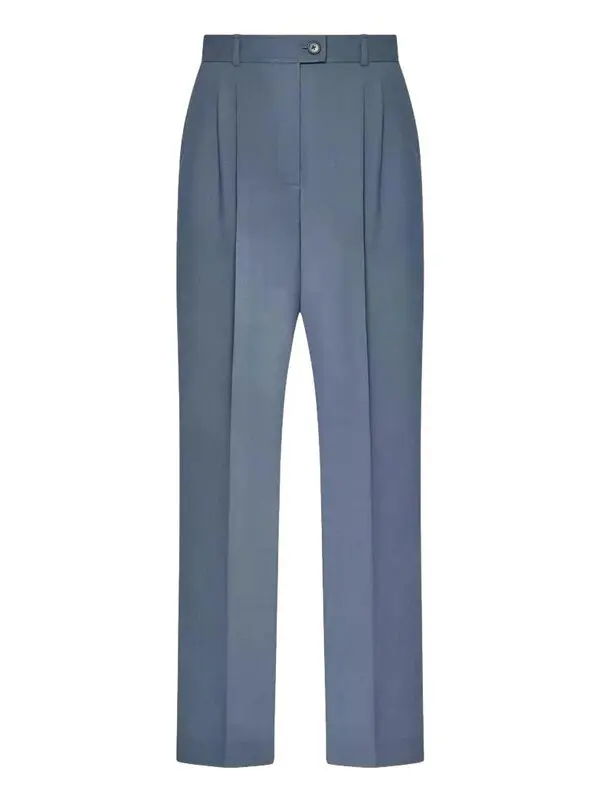 THE ROW Ragnar Pleated Trousers - Blue