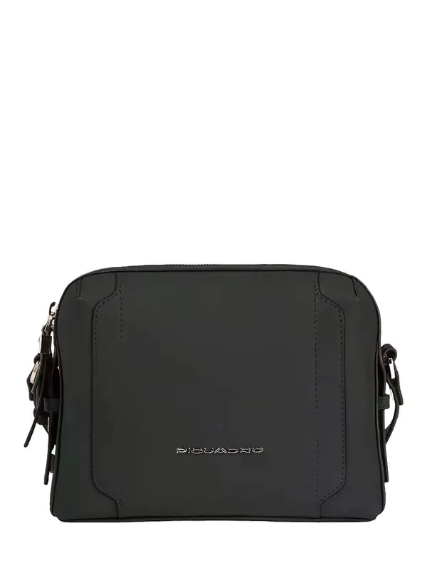 PIQUADRO Logo-plaque Camera Bag - Black