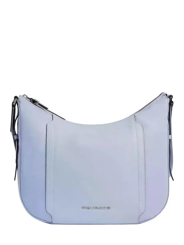 PIQUADRO Panelled Shoulder Bag - Blue