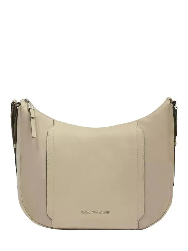 PIQUADRO Panelled Shoulder Bag - Neutrals