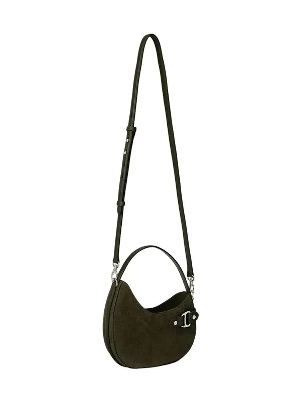 Ralph Lauren Suede Shoulder Bag - Green