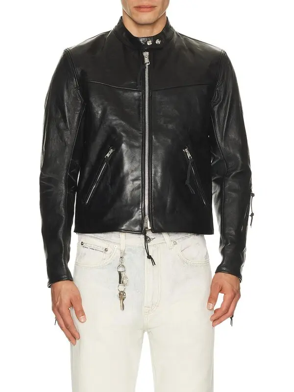 Our Legacy Yurei Leather Jacket - Whisker Black
