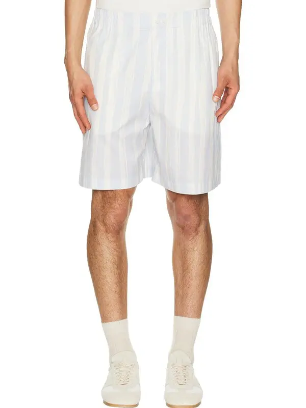 Jacquemus Le Short Calecon - Blue Beige Gouache Print