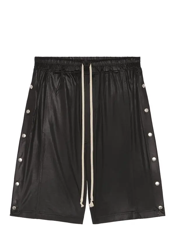 Rick Owens Wide Pusher Shorts - Black