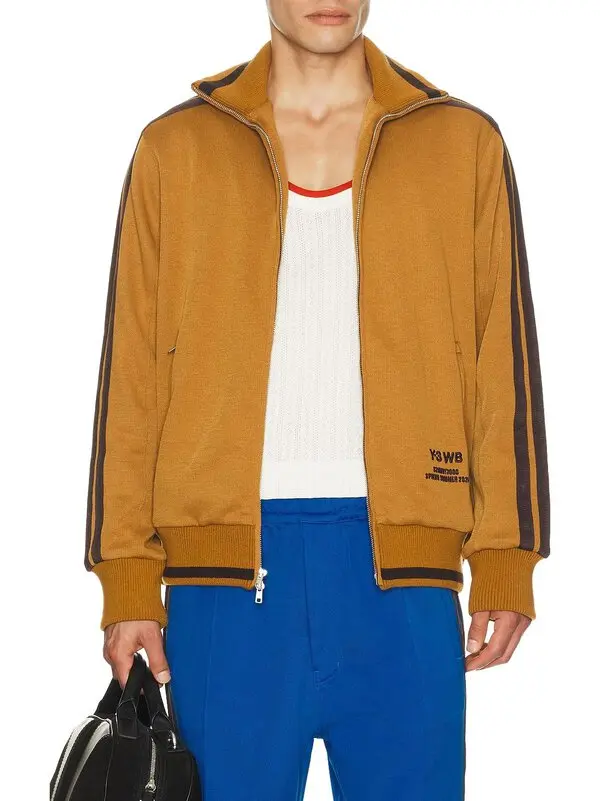 WALES BONNER X ADIDAS X Y-3 Track Top In Brown - Bronze Strata