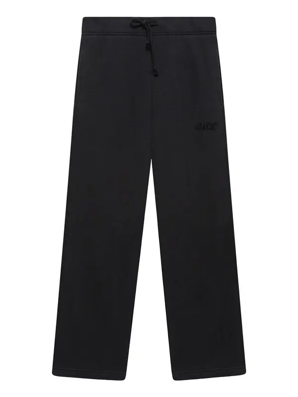 AUTRY Cotton Pants With Embroidered Logo - Black