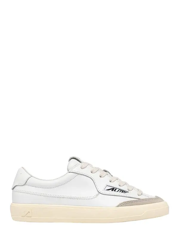 AUTRY Windscape Low Sneakers In Leather - Bianco