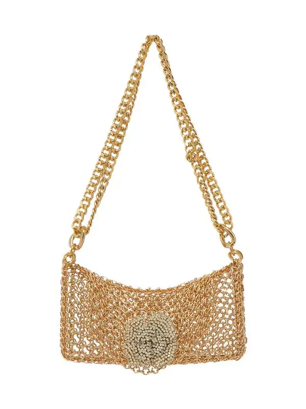 SILVIA GNECCHI Camelia Bag - Golden