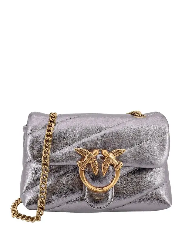 Pinko Love Baby Puff Shoulder Bag - Grey