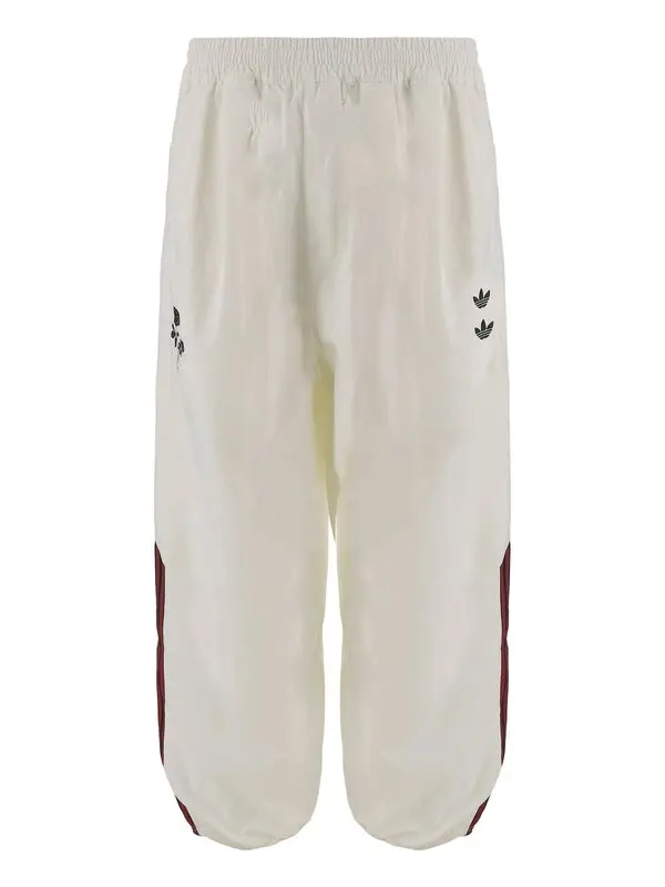 ADIDAS X WILLY CHAVARRIA Jogging Pants With Logo And Side Stripes - Bianco