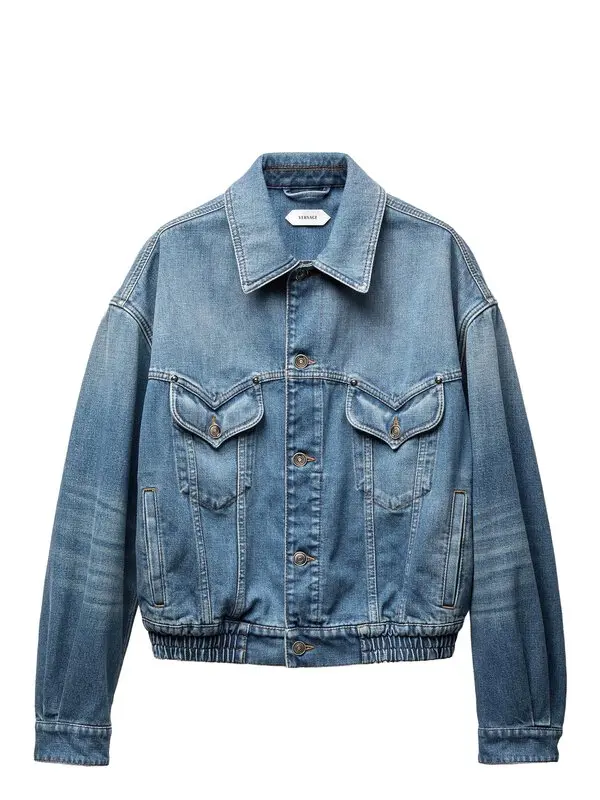 Versace Cotton Jacket - Denim