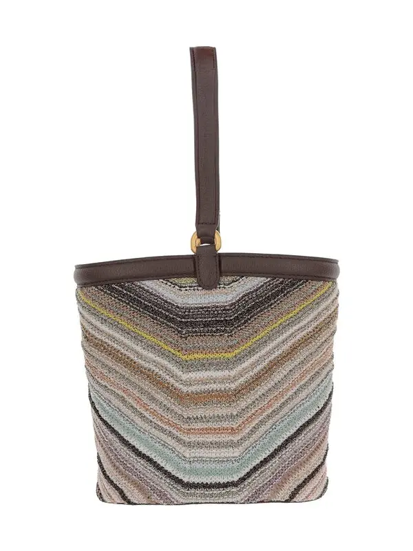 Missoni Multicolor Shoulder Bag - Red
