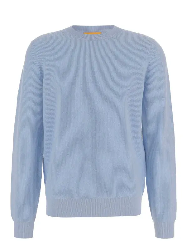 Guest In Residence Ribbed Cashmere Sweater - Light Blue