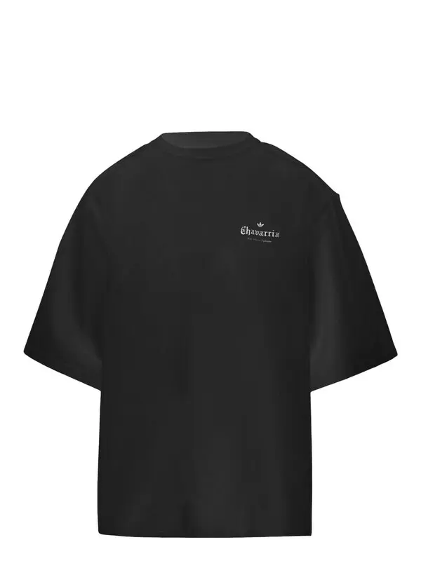 ADIDAS X WILLY CHAVARRIA Willy Chavarria X Adidas Cotton T Shirt With Logo - Nero