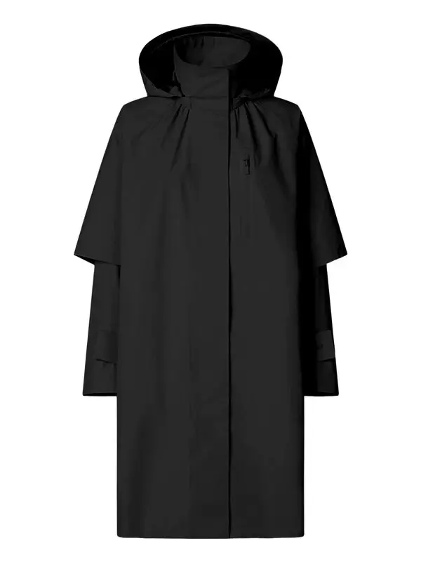SAVE THE DUCK Nylon Hooded Jacket - Black