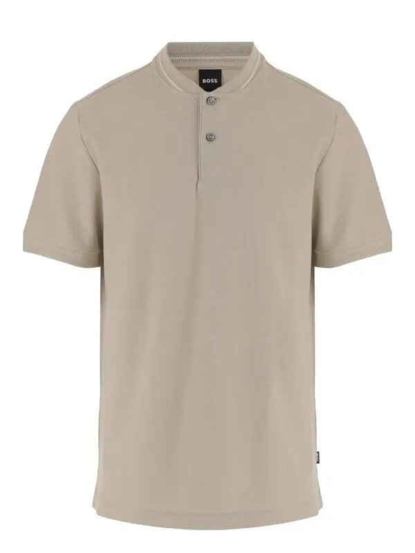 Hugo Boss Cotton Polo Shirt - Beige