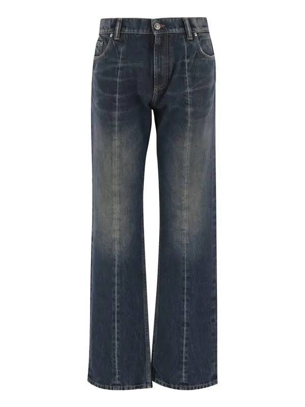 Versace Cotton Jeans - Denim Scuro