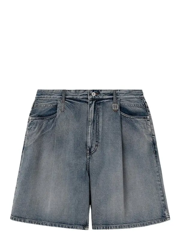 WOOYOUNGMI Cotton Jersey Shorts - Denim