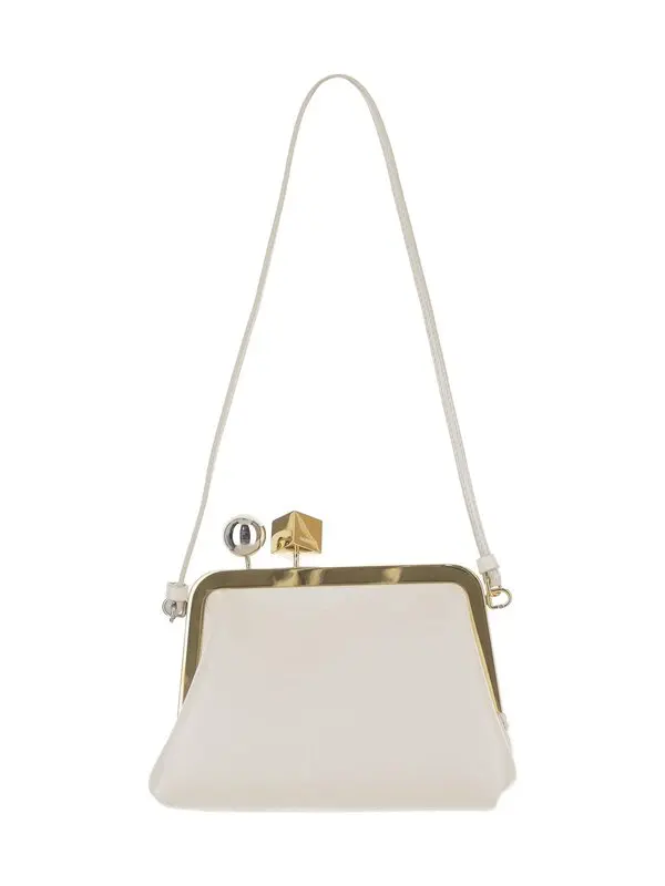 Jacquemus Berlingot Nappa Leather Bag - White