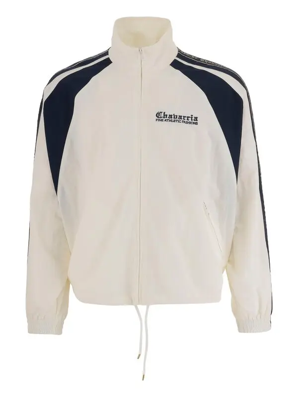 WILLY CHAVARRIA Nylon Jacket With Logo Detail - White