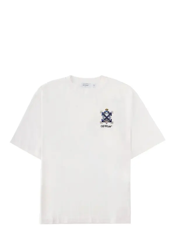 Off-White Cotton T Shirt With Logo - White