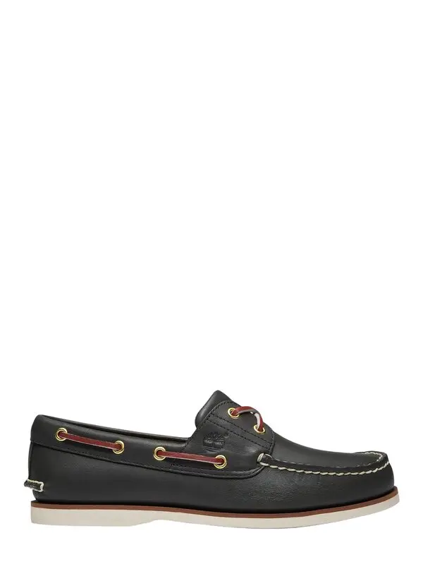 Timberland Classic Leather Boat Loafers - Navy
