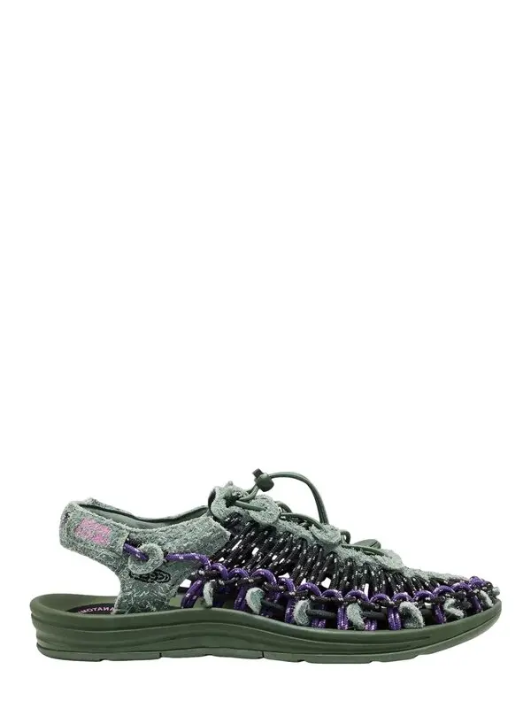 Keen Uneek Leather Woven Sandals - Verde