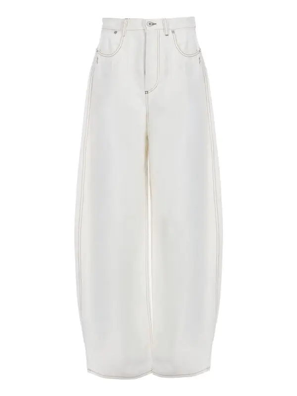 Jacquemus Cotton Denim Jeans - White