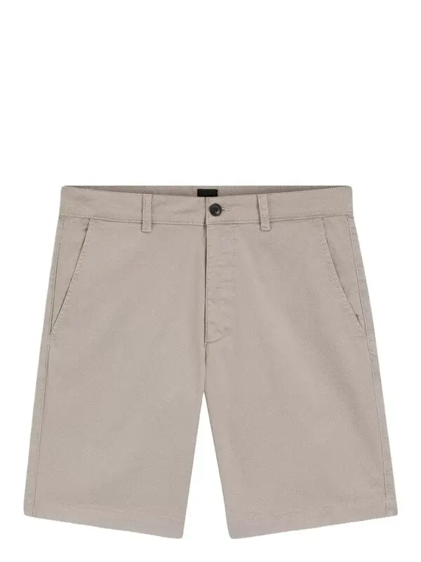 Hugo Boss Stretch Cotton Shorts - Beige