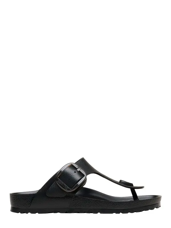 BIRKENSTOCK Gizeh Big Buckle Mules - Black