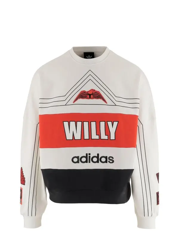 ADIDAS X WILLY CHAVARRIA Printed Cotton Sweatshirt - Multi