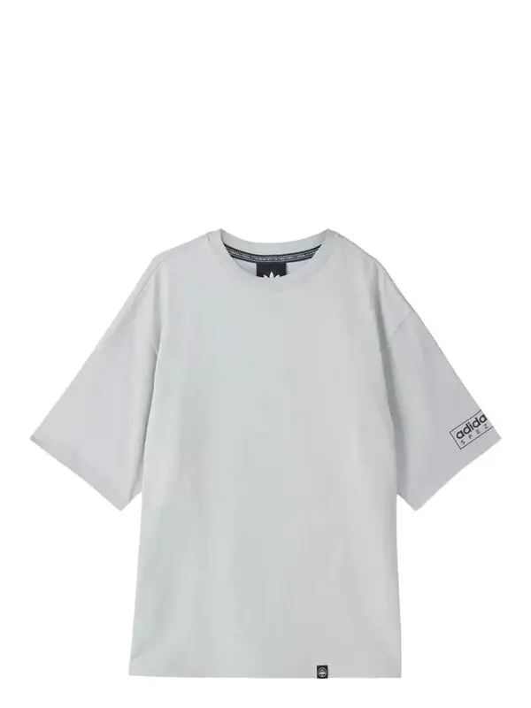 Adidas Mod Spzl Logo-print T-shirt - Grey